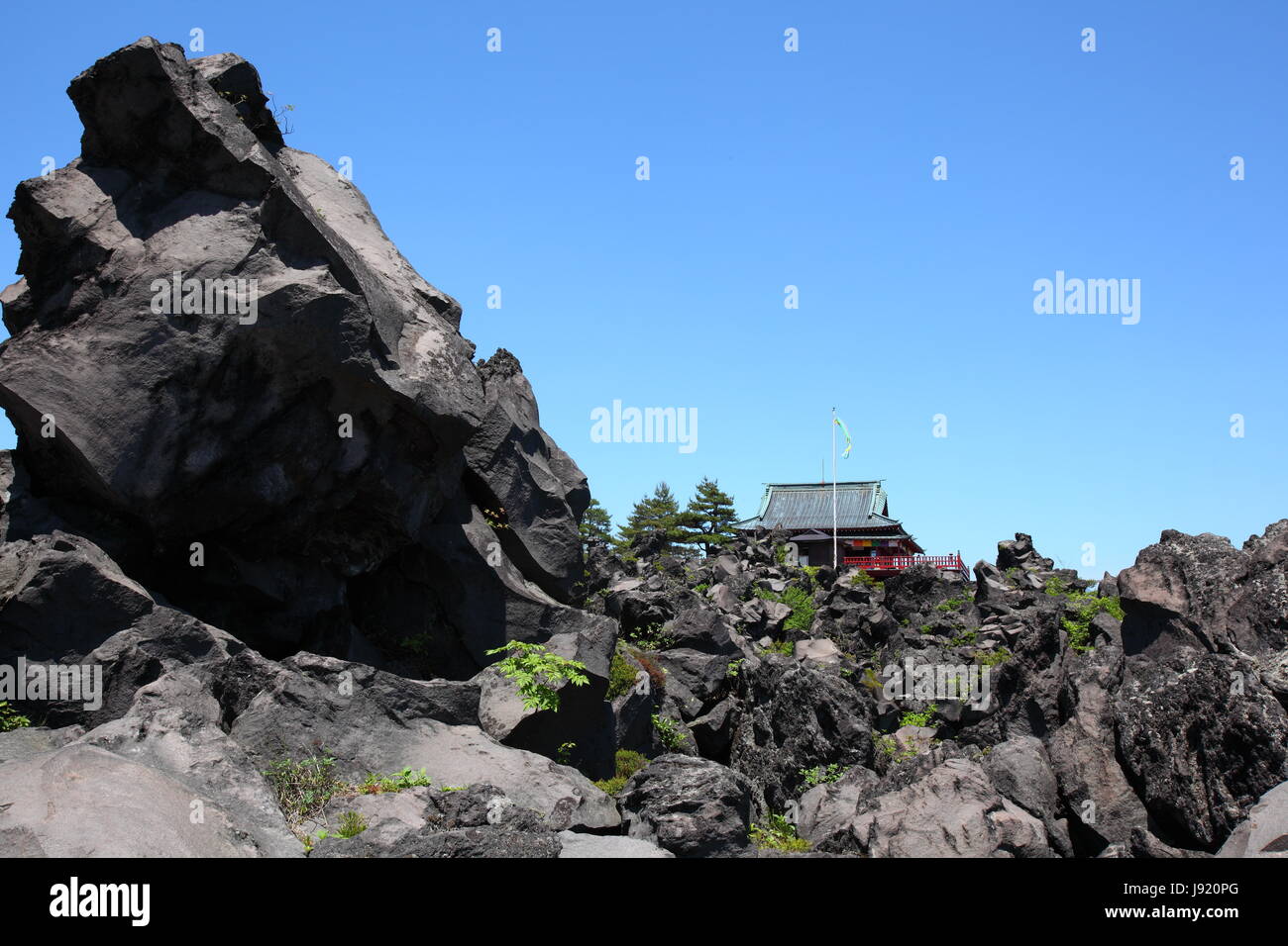 temple, stone, lava, japan, eruption, vulcan, volcano, nature, natural ...