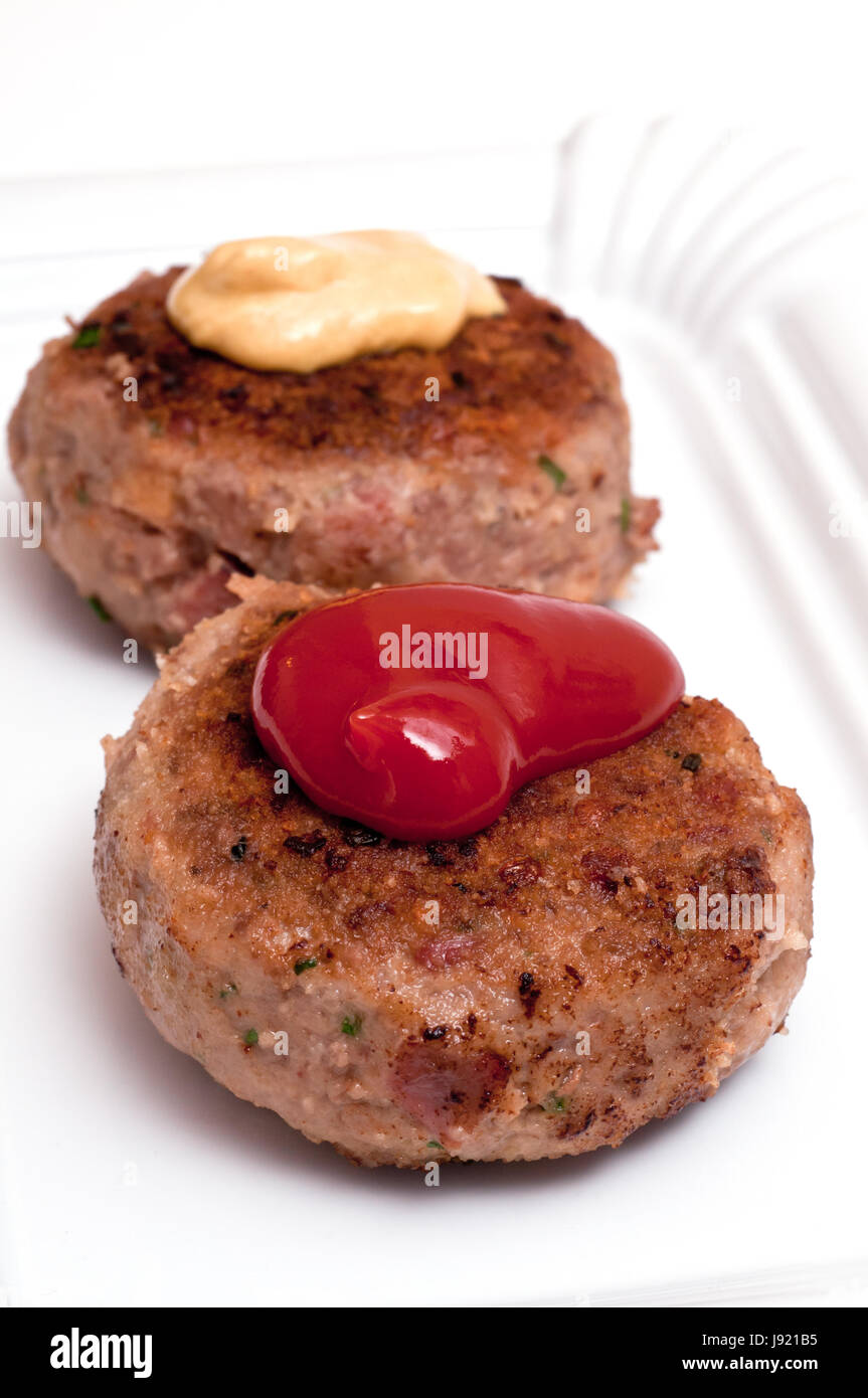 bullette with ketchup Stock Photo - Alamy