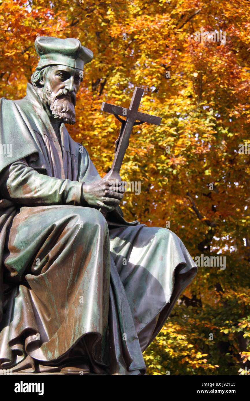 Statue of johannes hus hi-res stock photography and images - Alamy
