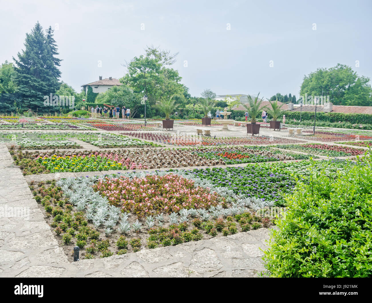 BALCHIK, BULGARIA - JUNE 19, 2016. The Balchik Botanical Garden of ...