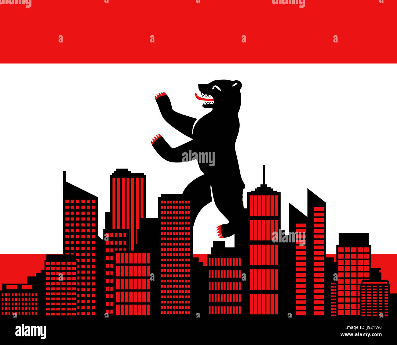 Flag of berlin hi-res stock photography and images - Alamy