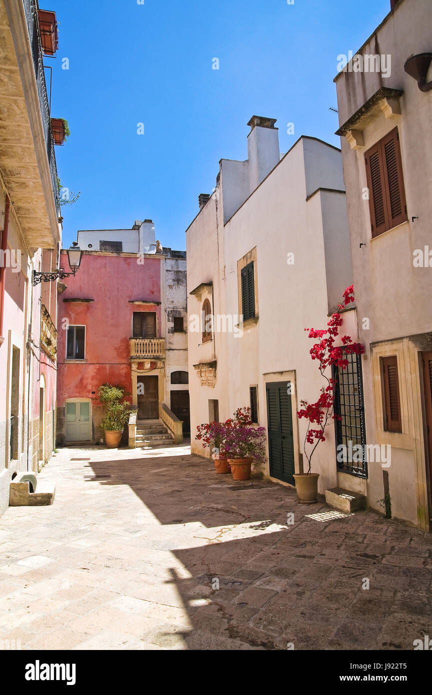 Alleyway. Specchia. Puglia. Italy Stock Photo - Alamy