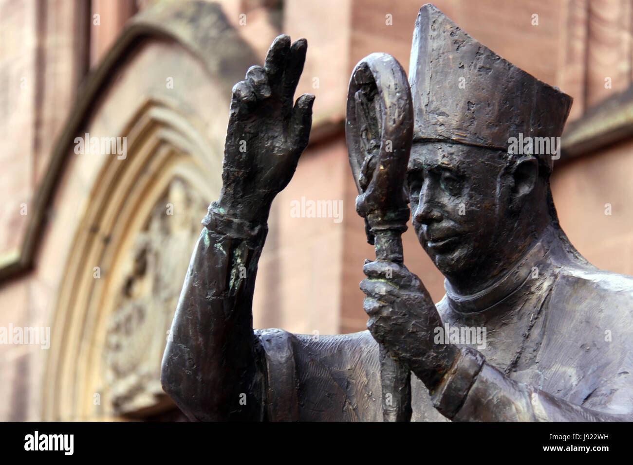 cathedral, bishop, monument, cathedral, sculpture, side view, bishop ...