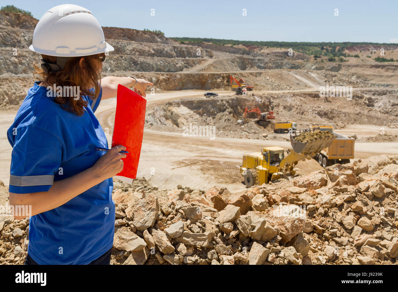 Open pit engineer hi-res stock photography and images - Alamy