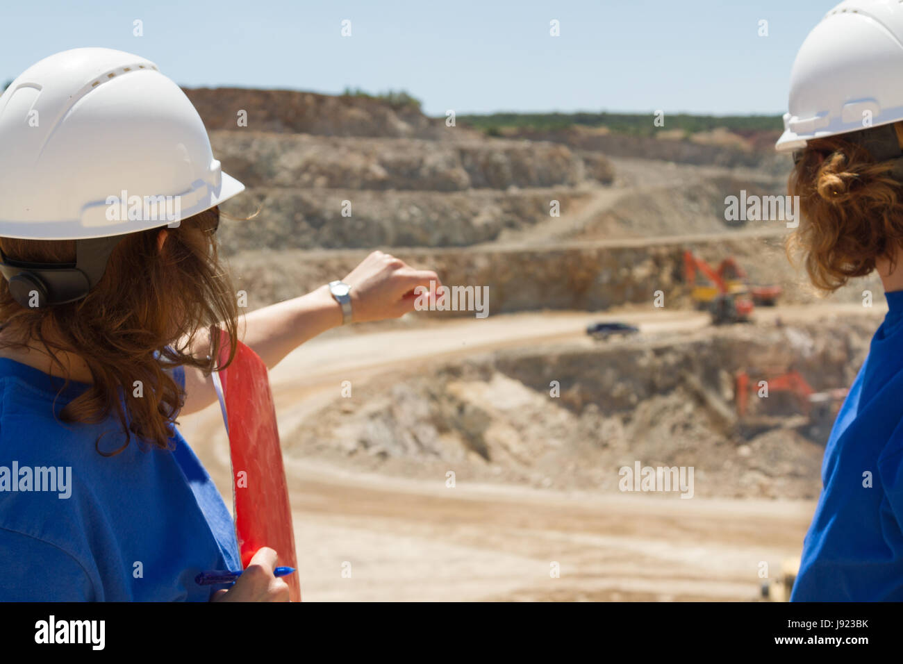 Open pit engineer hi-res stock photography and images - Alamy