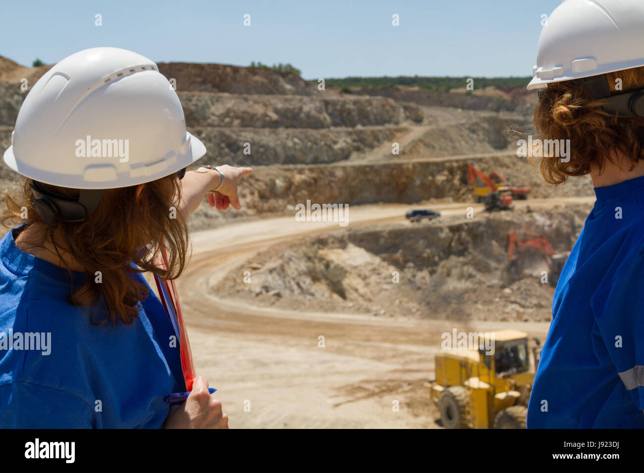 Open pit engineer hi-res stock photography and images - Alamy
