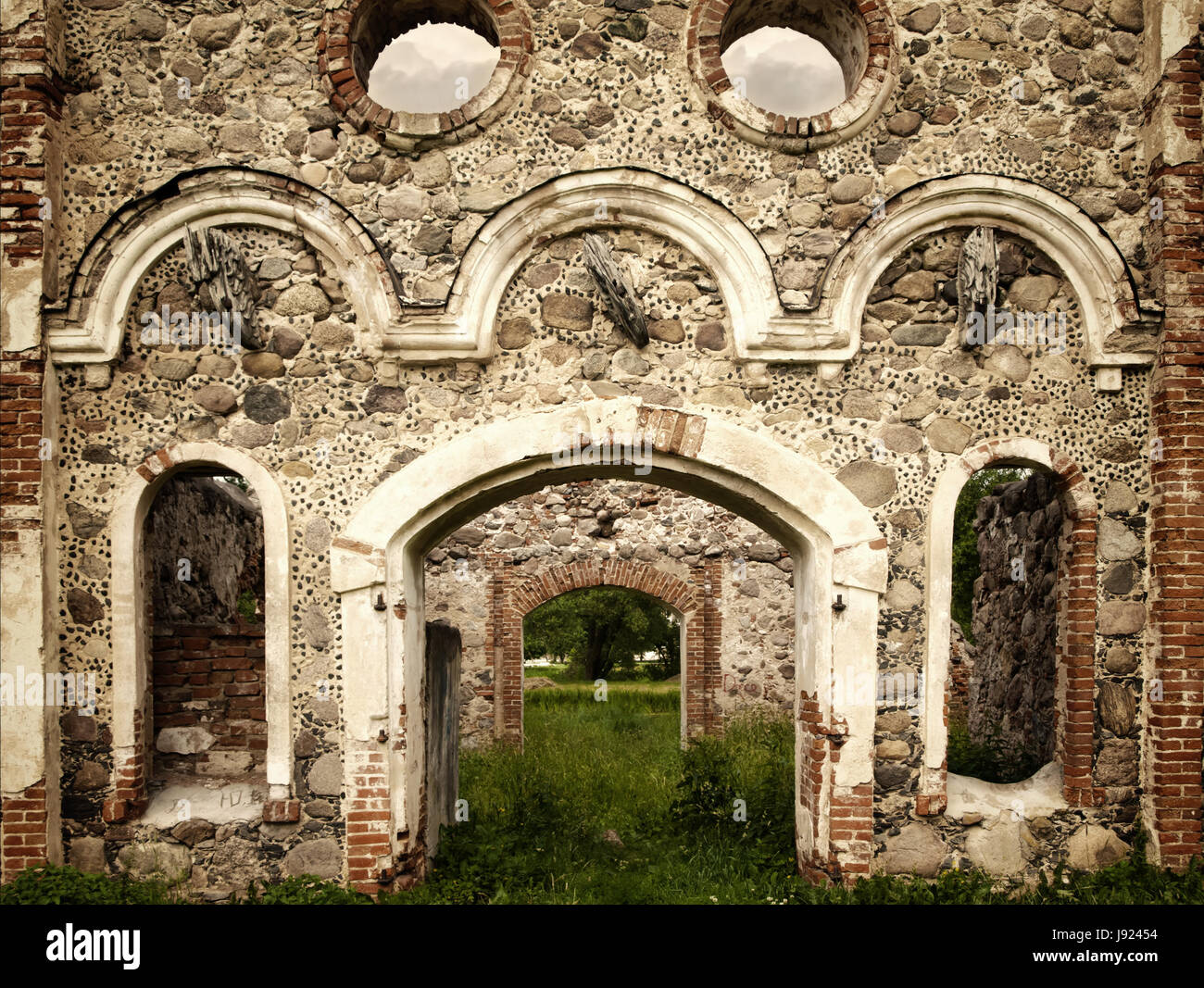 travel, historical, monument, stone, arch, broken, ruin, outdoor, style ...