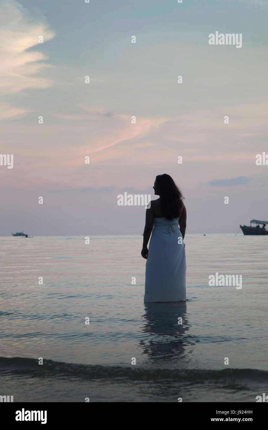 Sairee Beach, Koh Tao, Thailand Stock Photo - Alamy