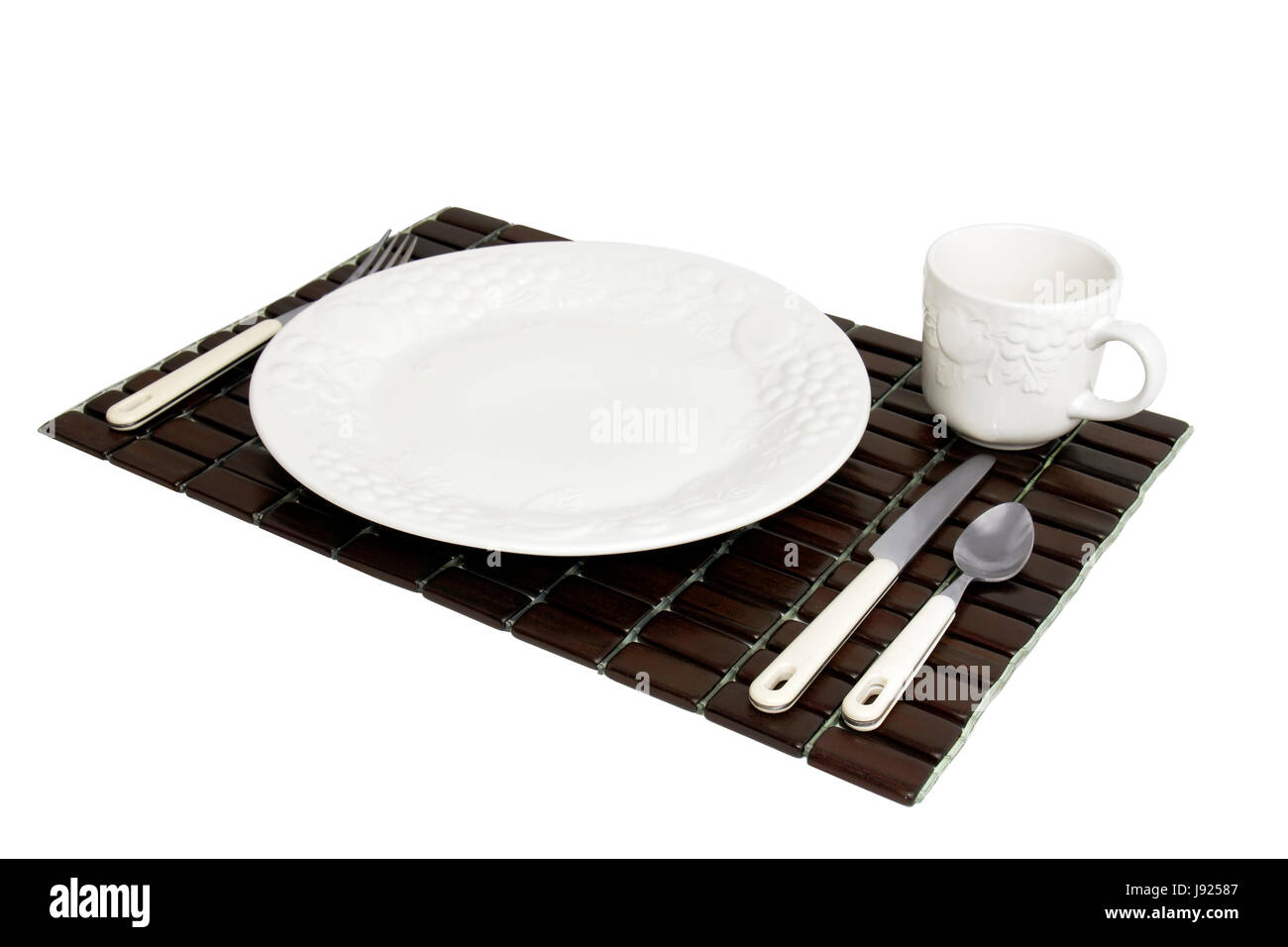 plate, china, food, dish, meal, mat, place, supper, dinner, setting ...