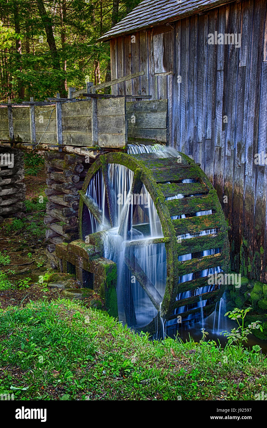 Old wooden water mill national hi-res stock photography and images - Alamy