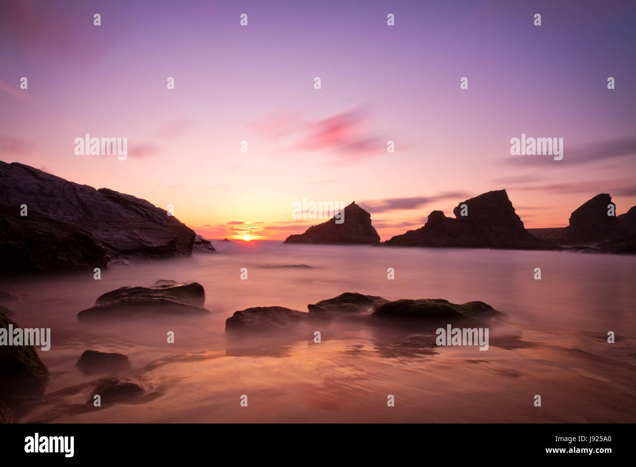 violet, bay, silhouette, blue, beautiful, beauteously, nice, horizon ...