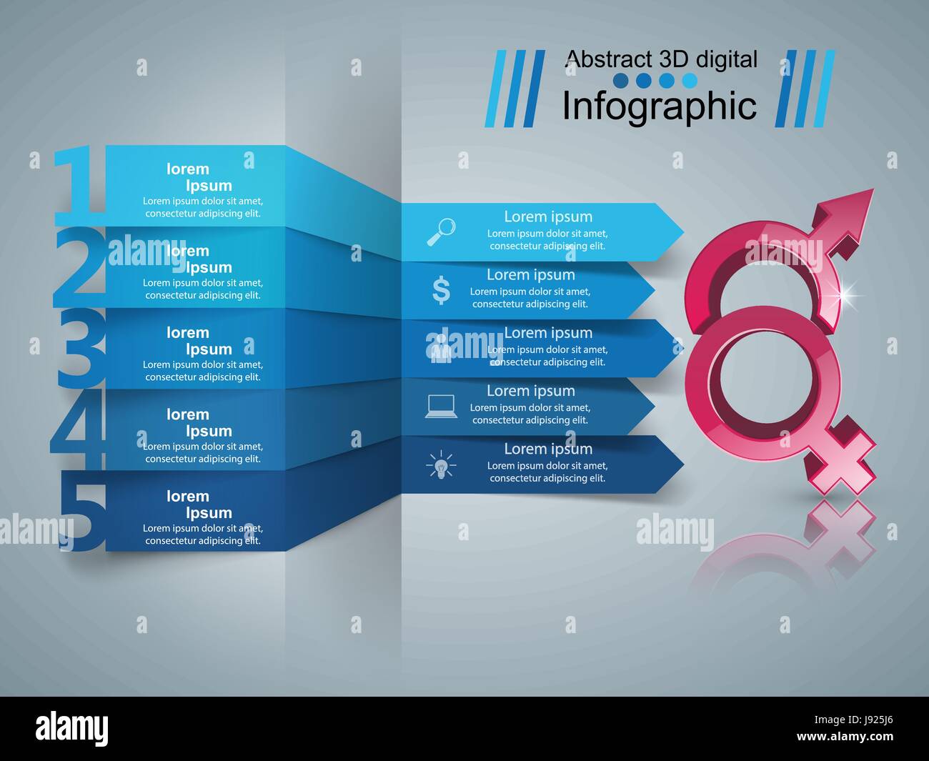 Business Infographics. Man and woman icon Stock Vector Image & Art - Alamy