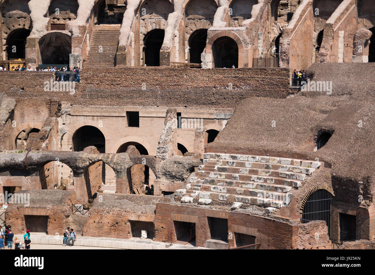 Ancient ruins of Coliseum in Rome, Italy Stock Photo - Alamy