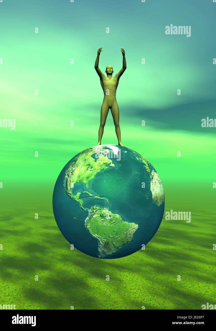 human, human being, illustration, save, protect, protection, globe ...