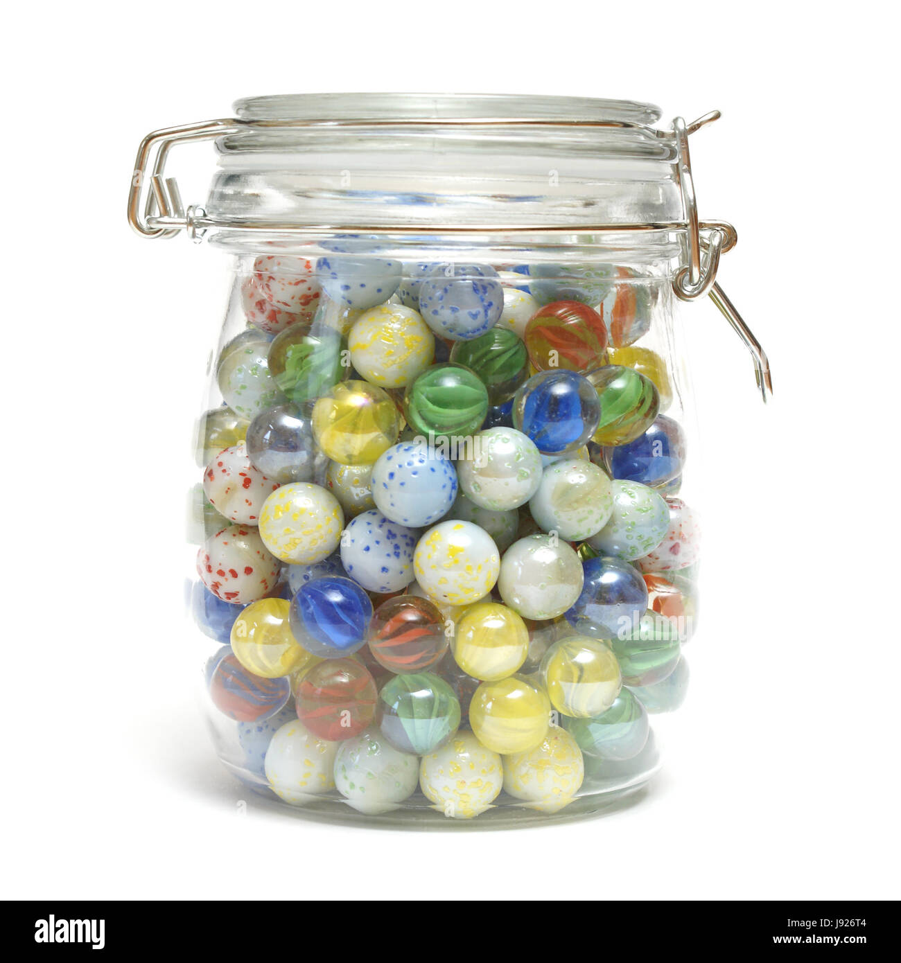 Marbles In Mason Jars