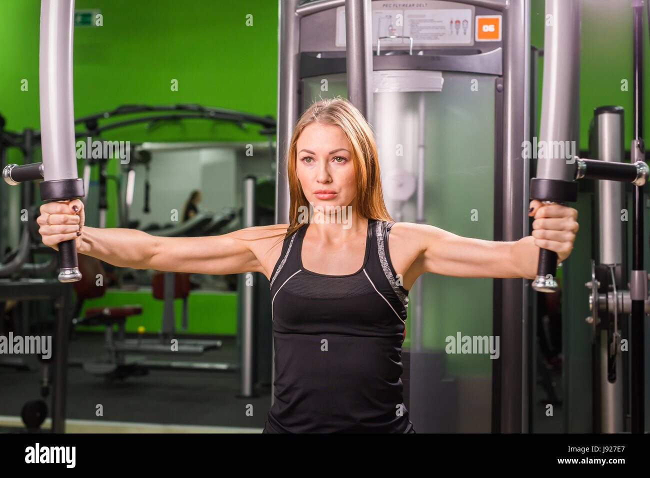 Female bodybuilder bikini muscles hi-res stock photography and images ...