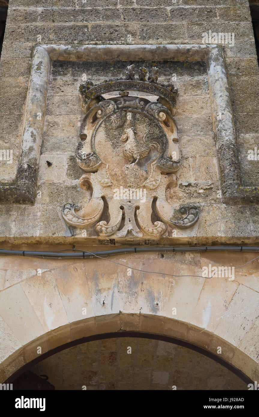 Gallone palace. Tricase. Puglia. Italy Stock Photo - Alamy