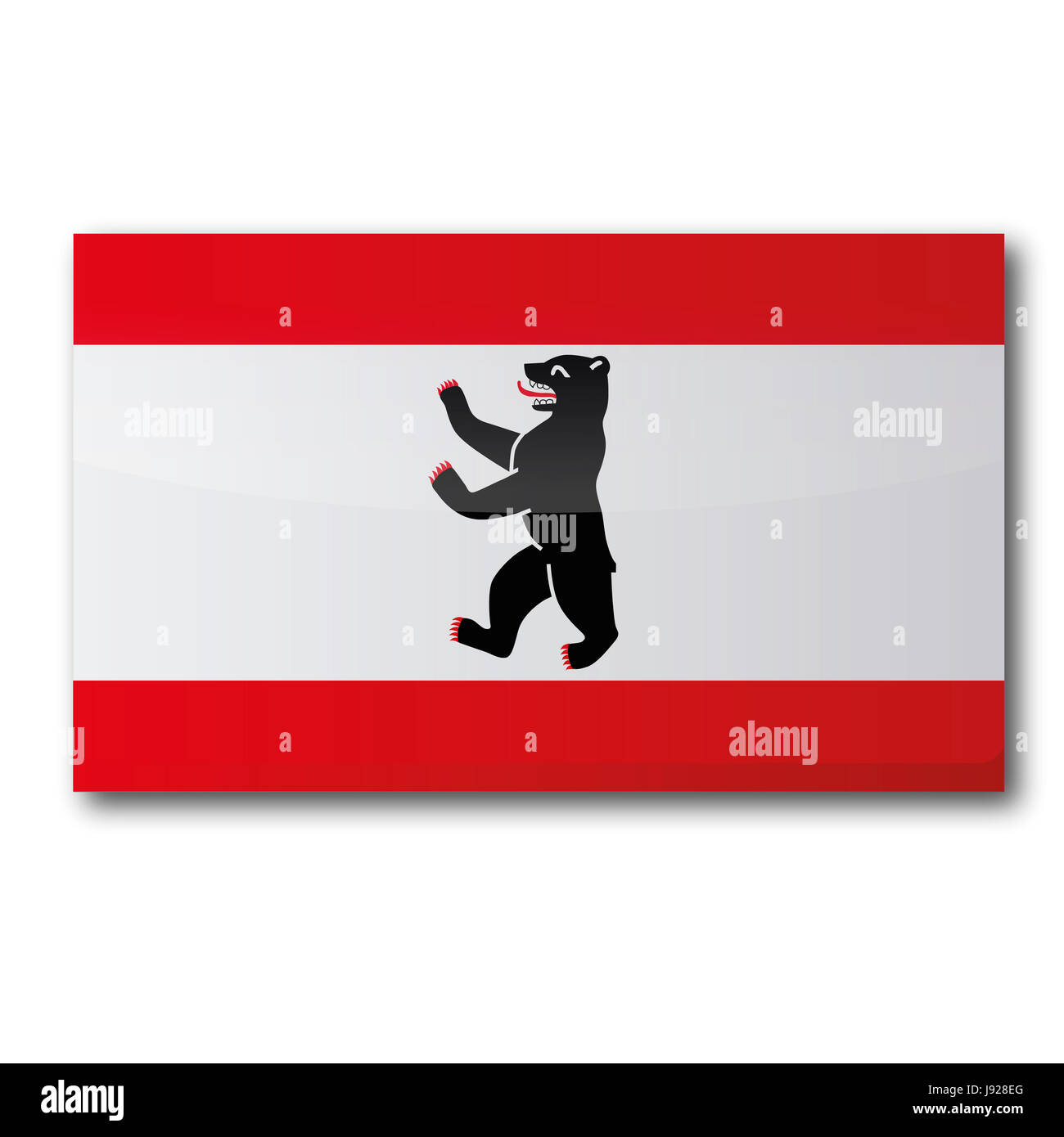 berlin, flag, card, state, atlas, map of the world, map, berlin, border ...