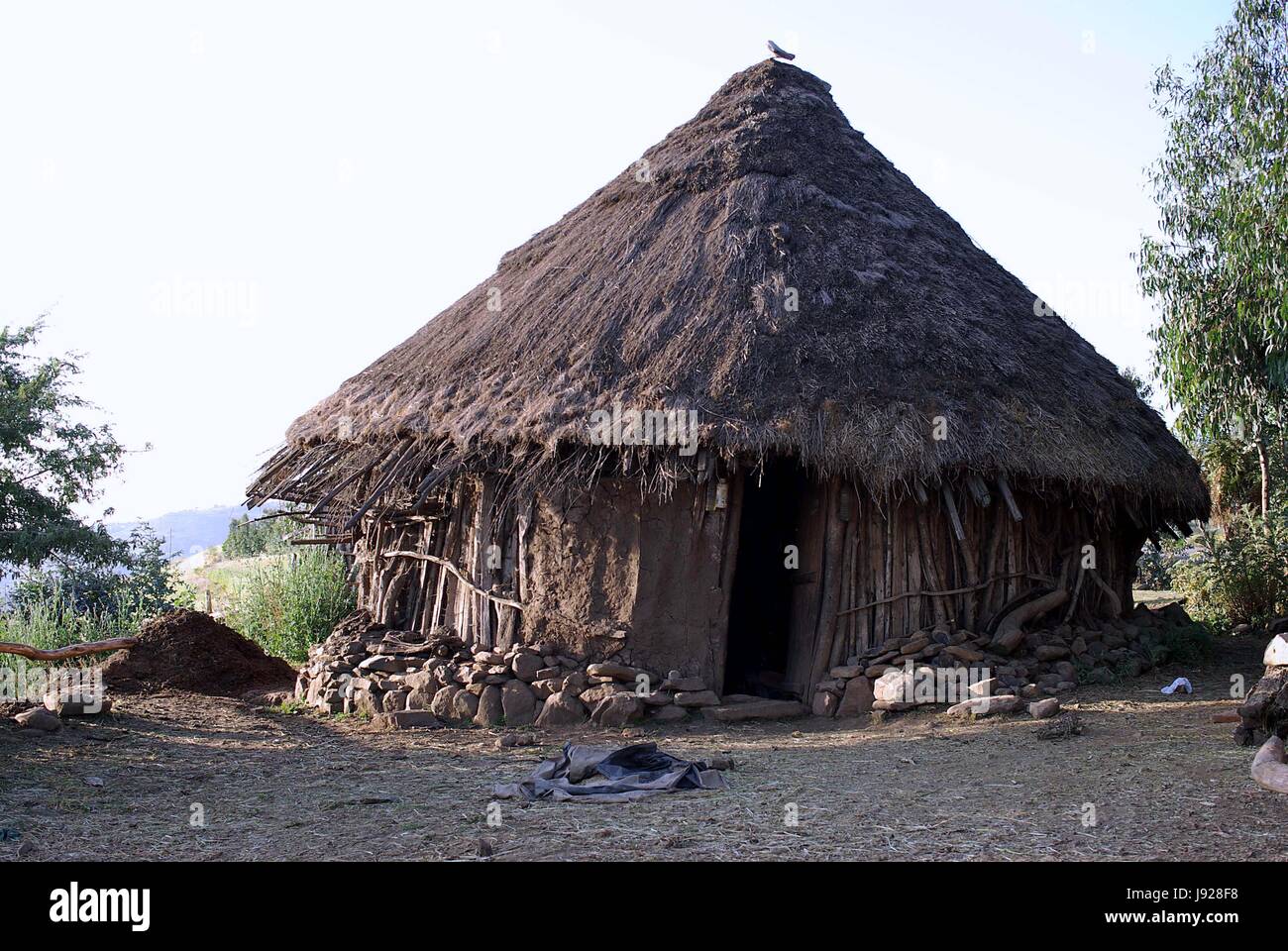 house, building, africa, traditional, style of construction ...