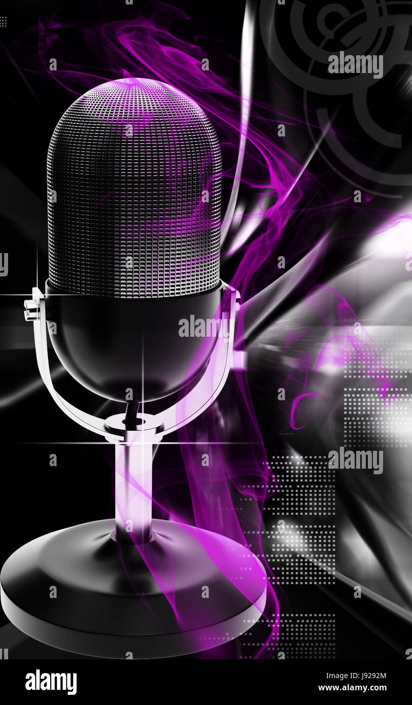 station, concert, graphics, colour, studio, illustration, shape ...