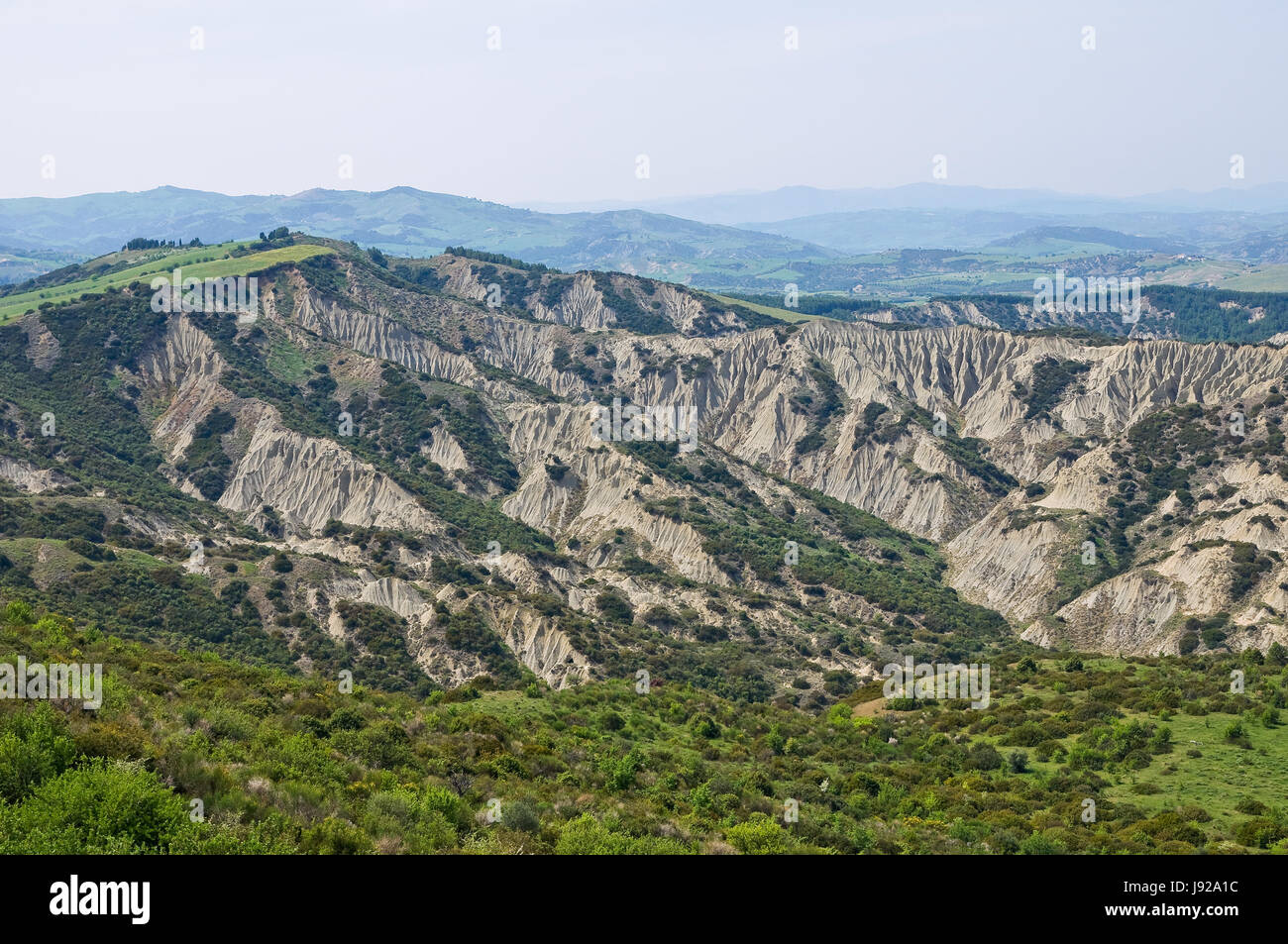 Badlands. Tursi. Basilicata. Italy Stock Photo - Alamy