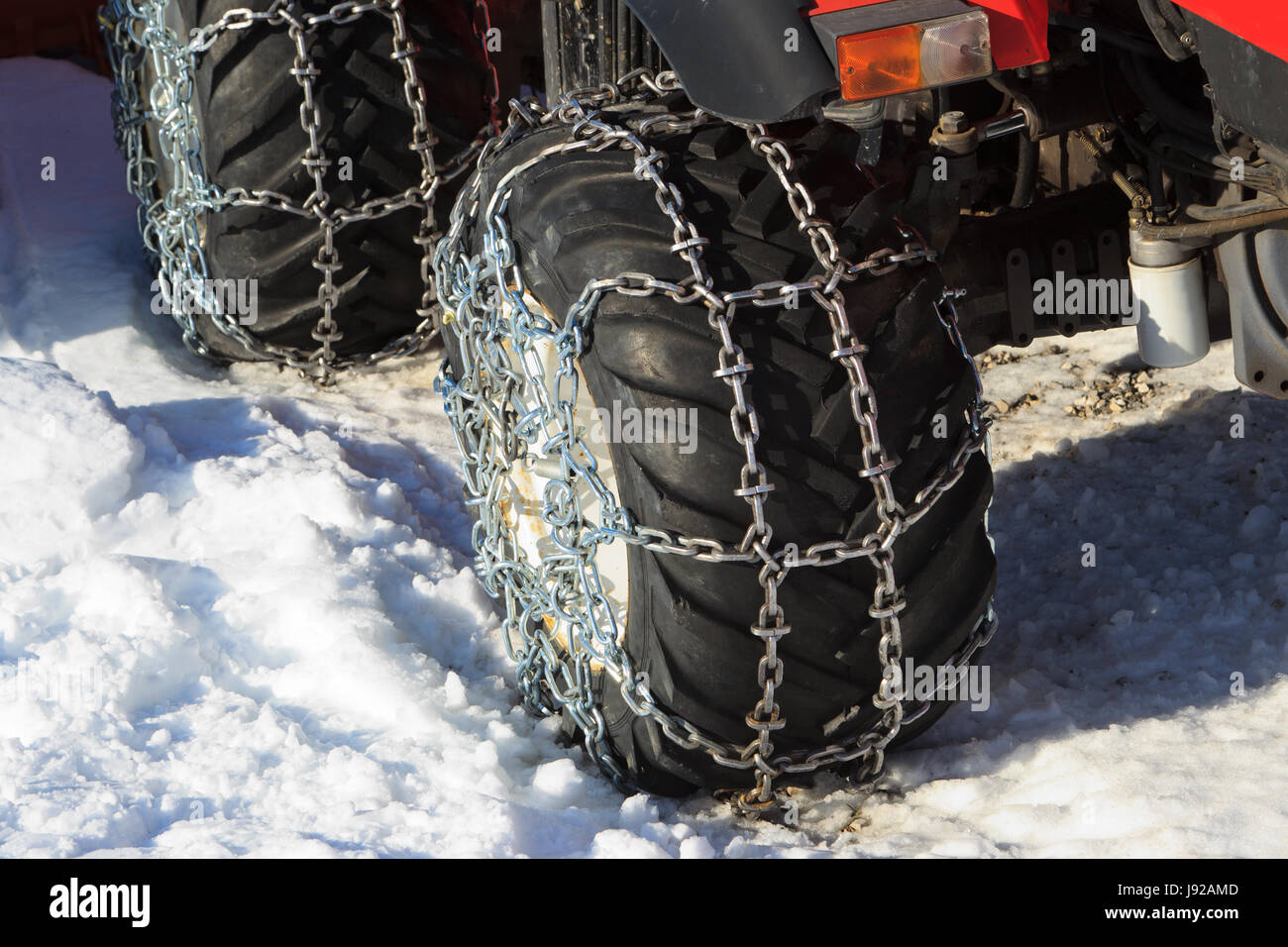 tractor, front wheel, snow chains, snow chain, snow, tyre, tire, tyres ...