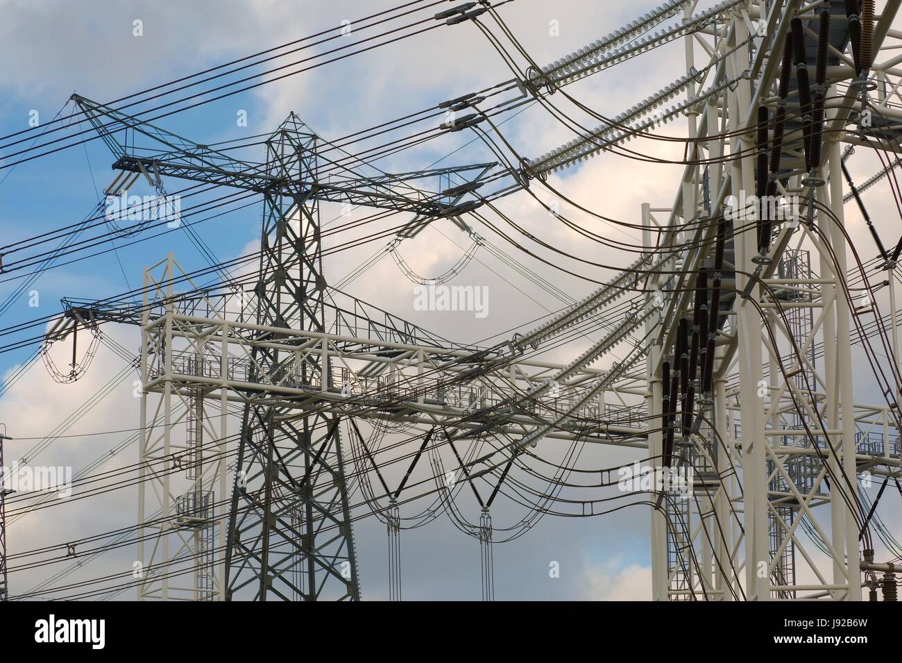 Steel electric pole hi-res stock photography and images - Alamy