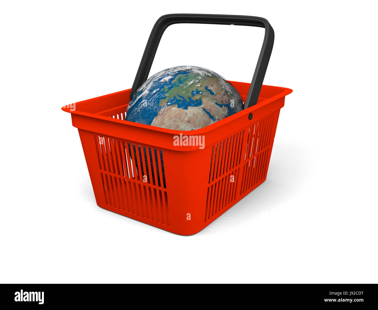 basket, shopping, shopping basket, blue, isolated, model, design ...