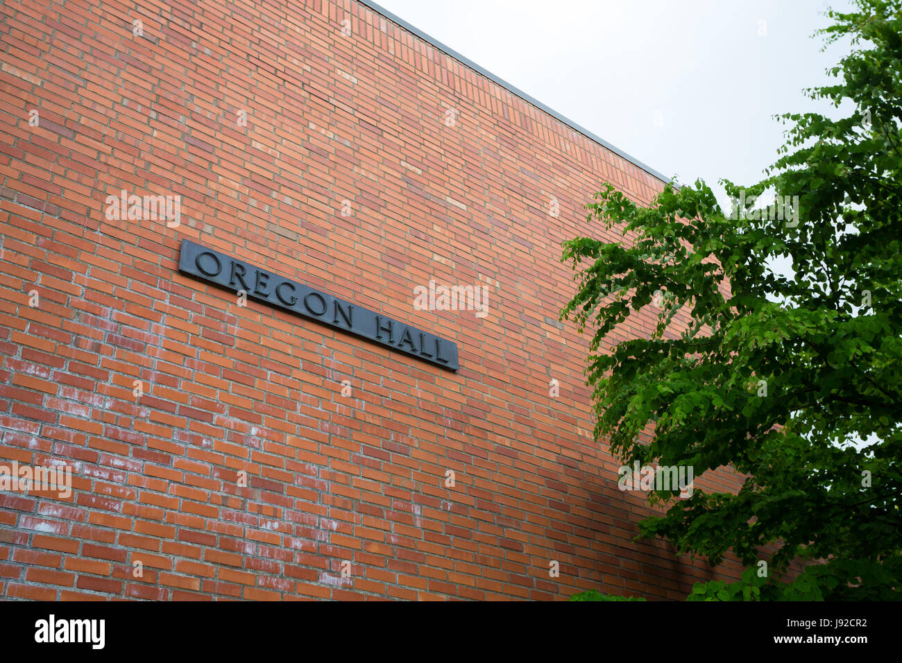 Oregon Hall Building Stock Photo - Alamy