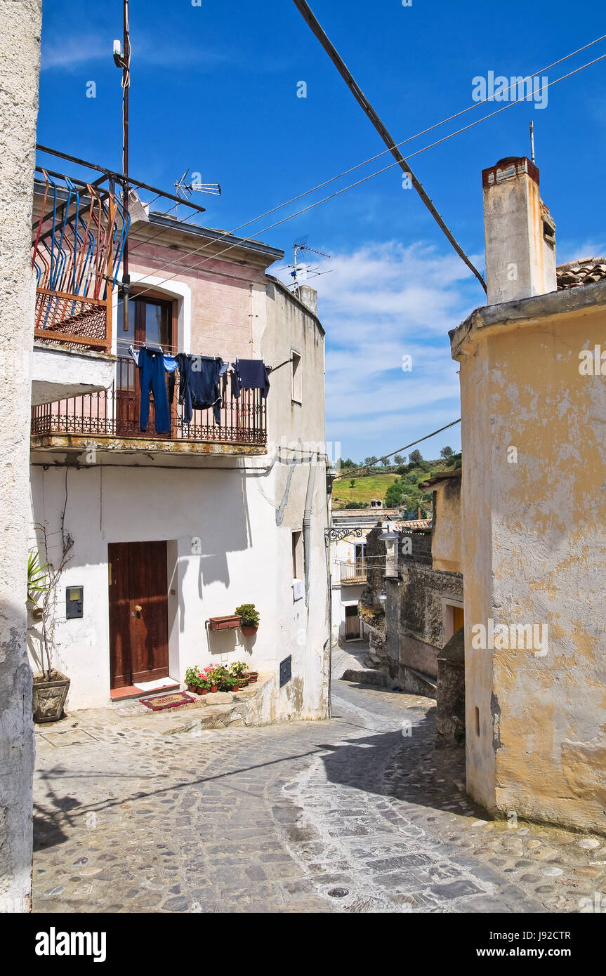Alleyway. Tursi. Basilicata. Italy Stock Photo - Alamy