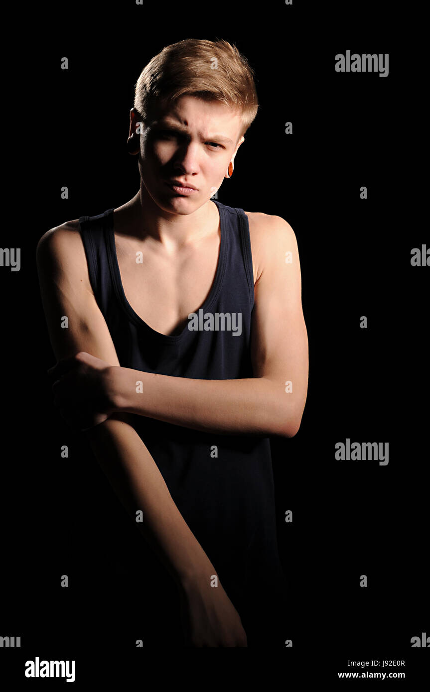 male, masculine, face, expression, teenager, thoughtful, boy, lad, male ...