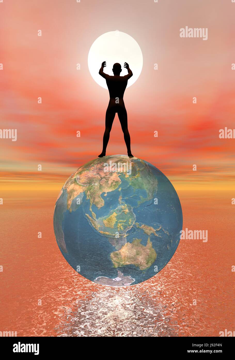 human, human being, illustration, ecology, globe, planet, earth, world ...