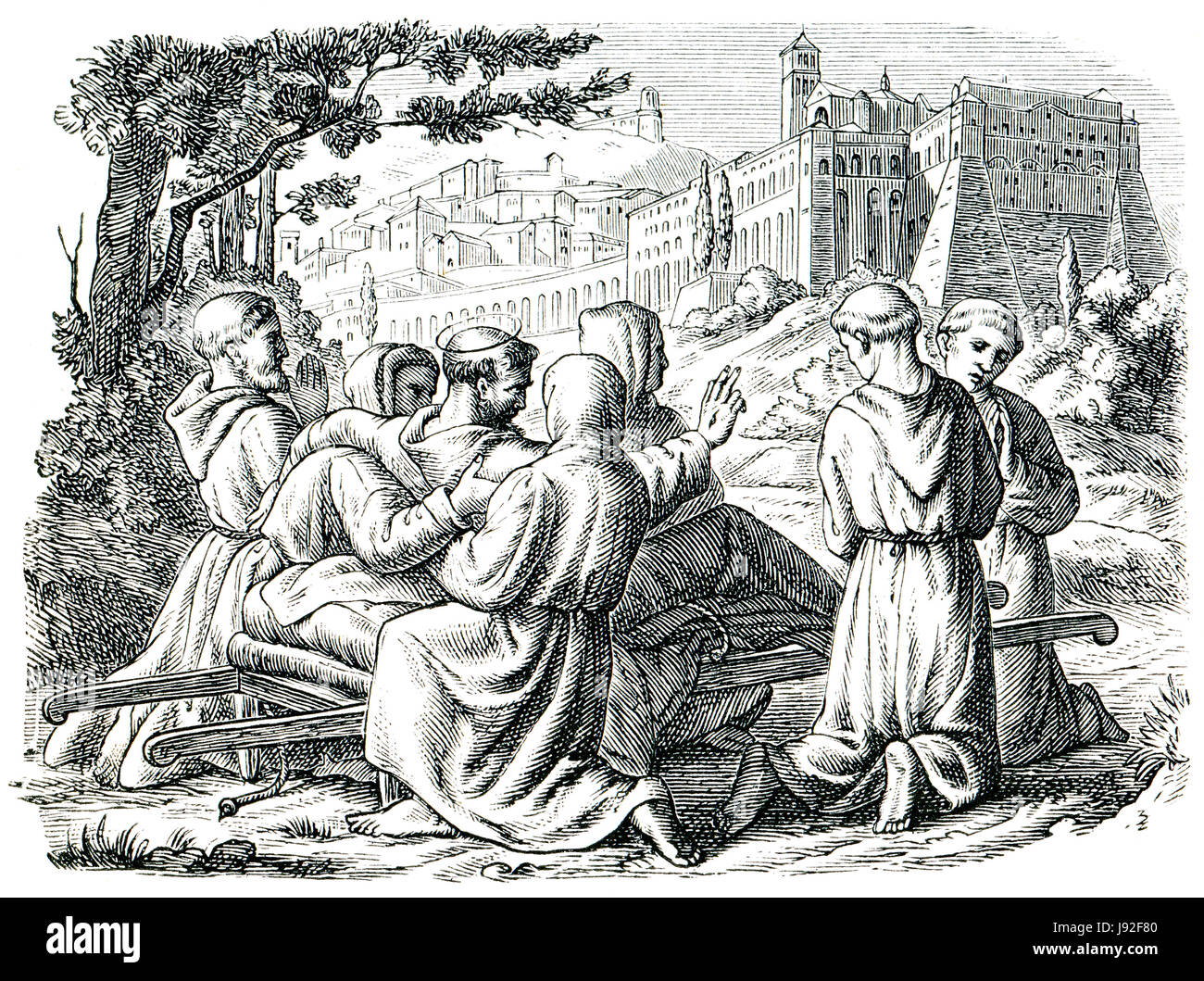 Black death church hi-res stock photography and images - Alamy