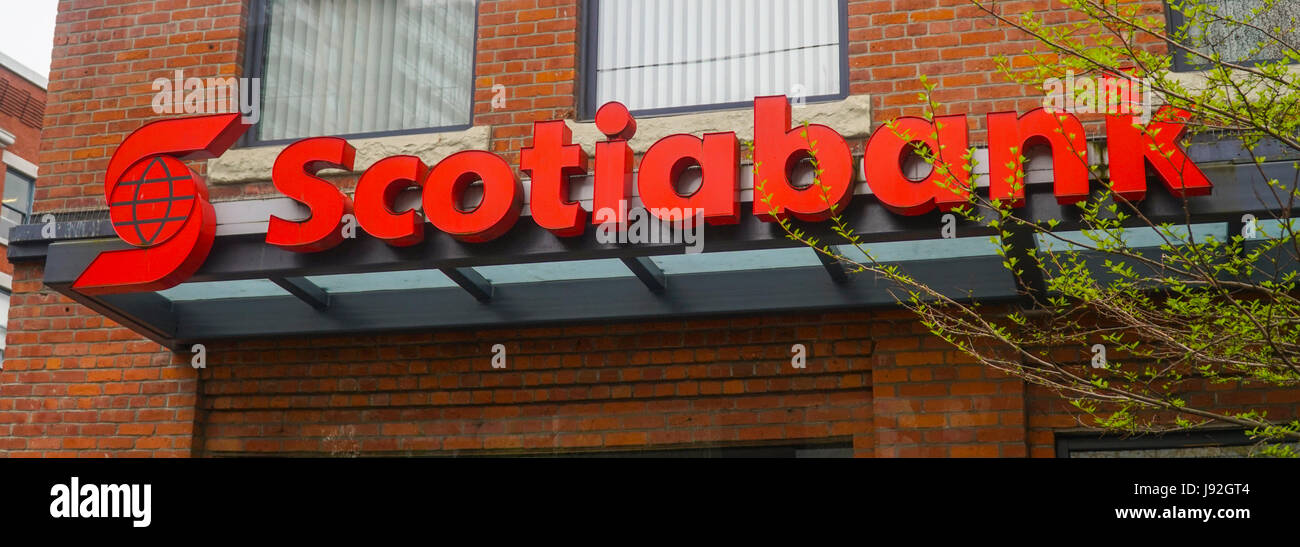 Scotia Bank in Vancouver - CANADA Stock Photo - Alamy