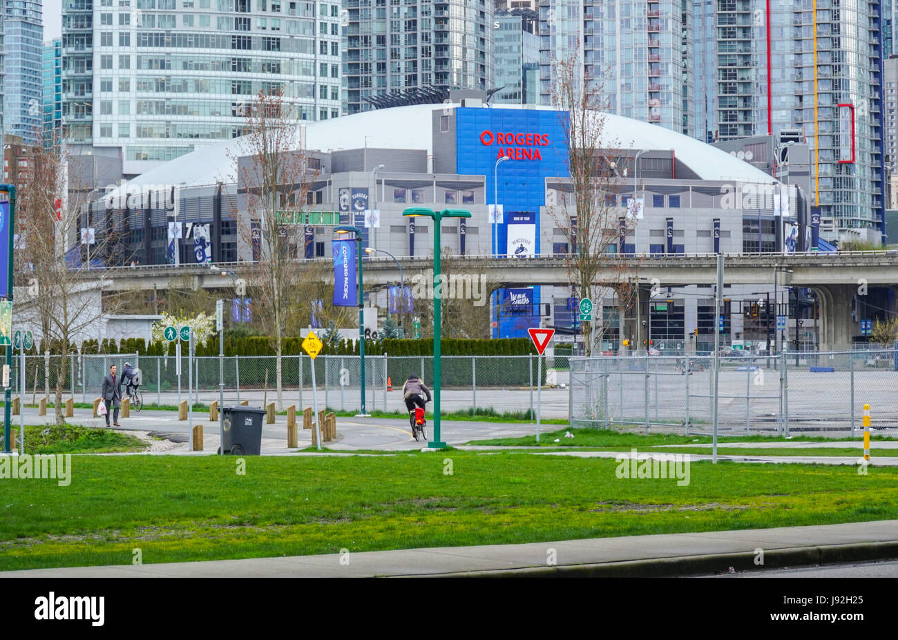 Rogers Arena in Vancouver - CANADA Stock Photo - Alamy