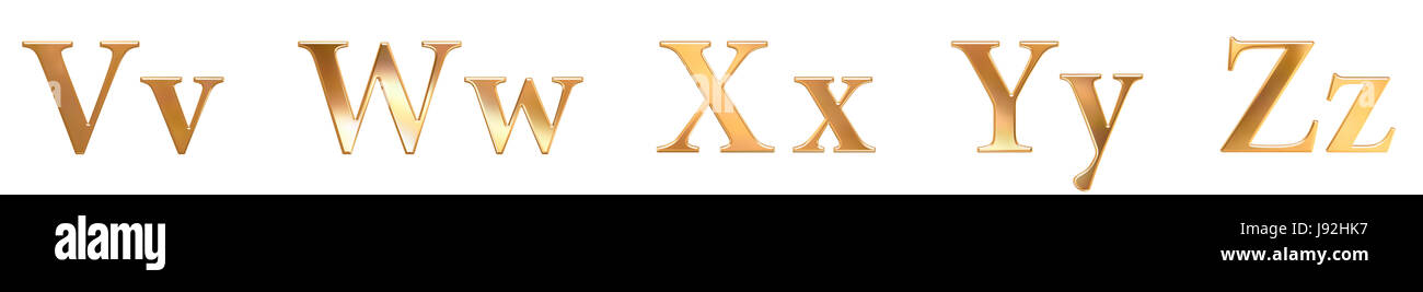 Letters numbers 3d golden Cut Out Stock Images & Pictures - Alamy