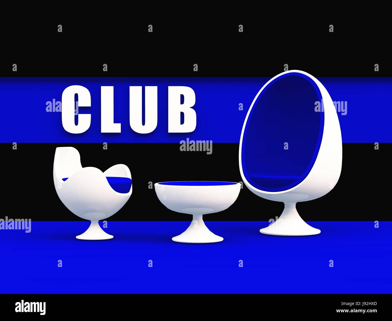 armchair, blue, party, celebration, club, chair, sign, signal, armchair ...