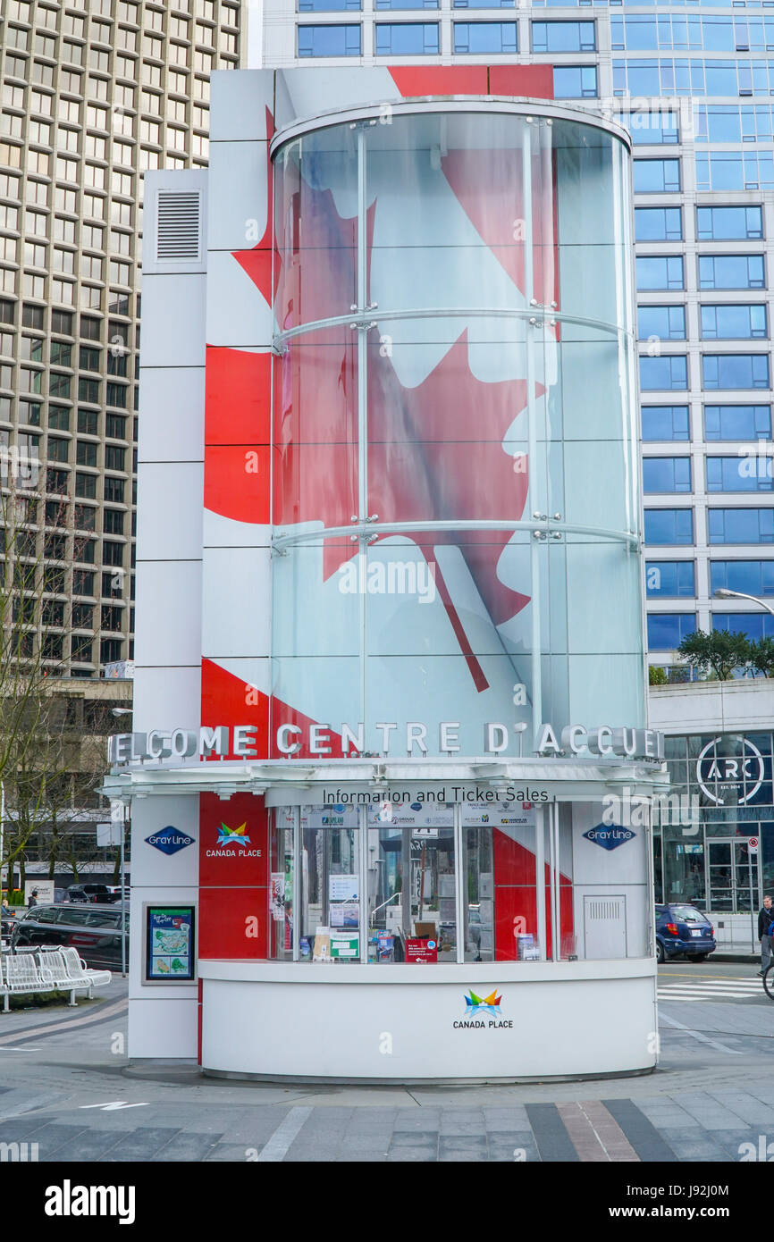Vancouver Welcome Centre - CANADA Stock Photo - Alamy
