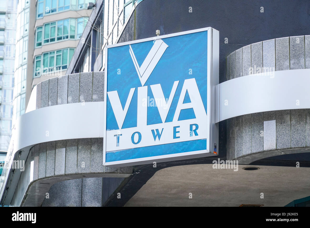 Viva Tower in Vancouver - CANADA Stock Photo - Alamy