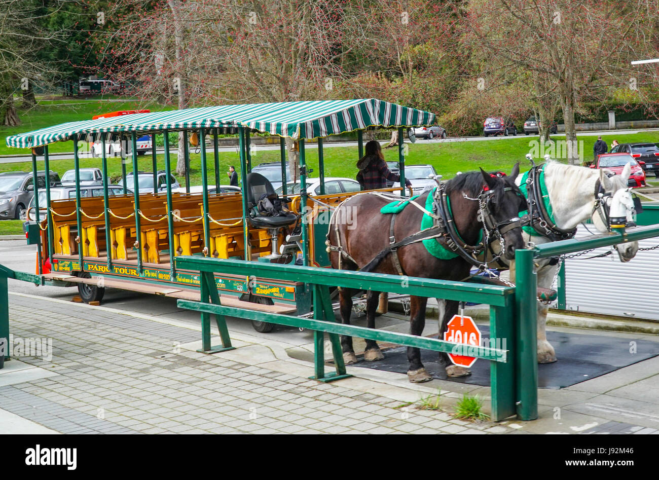 Horse drawn trolley hi-res stock photography and images - Alamy