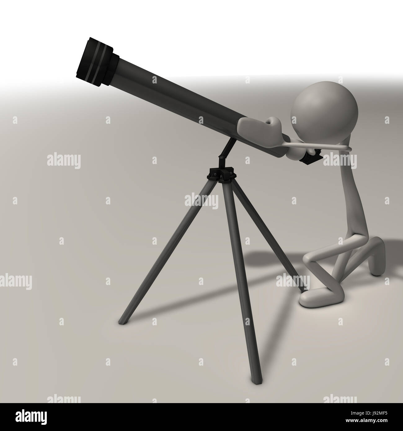 Cartoon telescope hi-res stock photography and images - Alamy