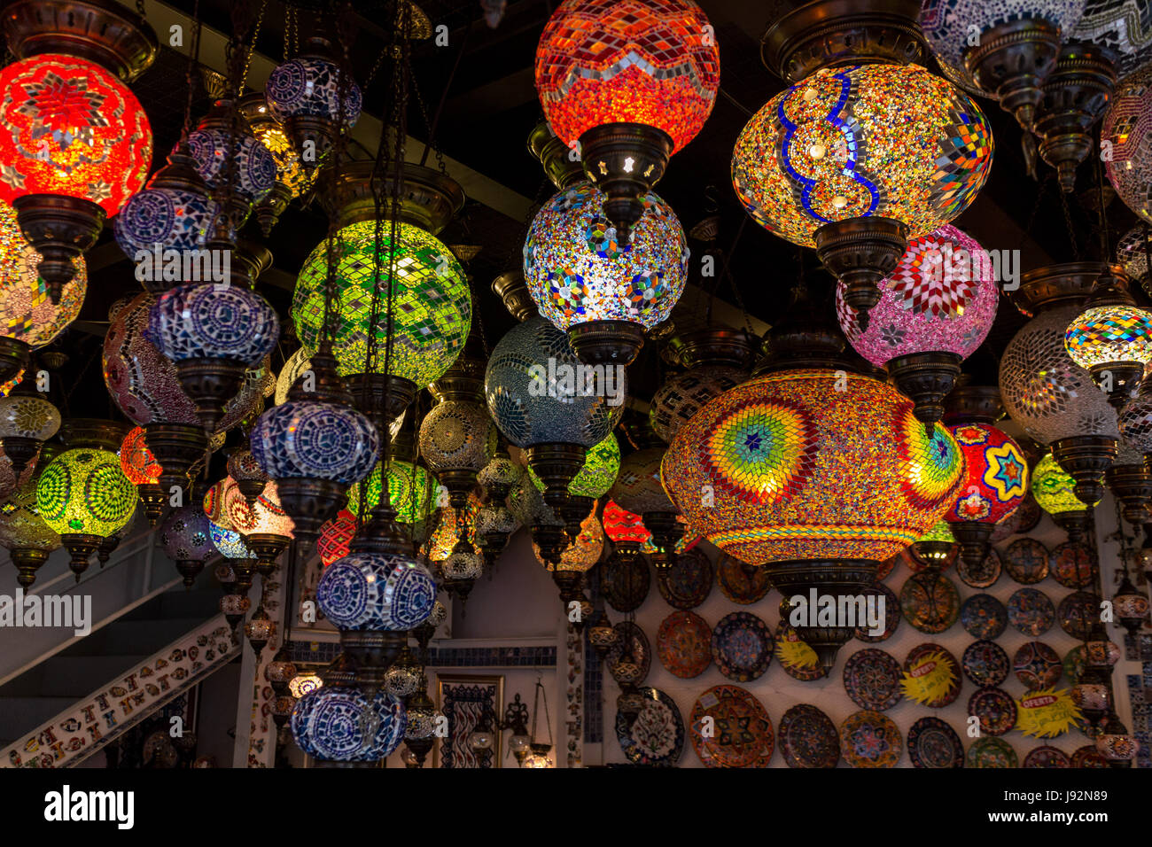 Turkish brass lamps hi-res stock photography and images - Alamy