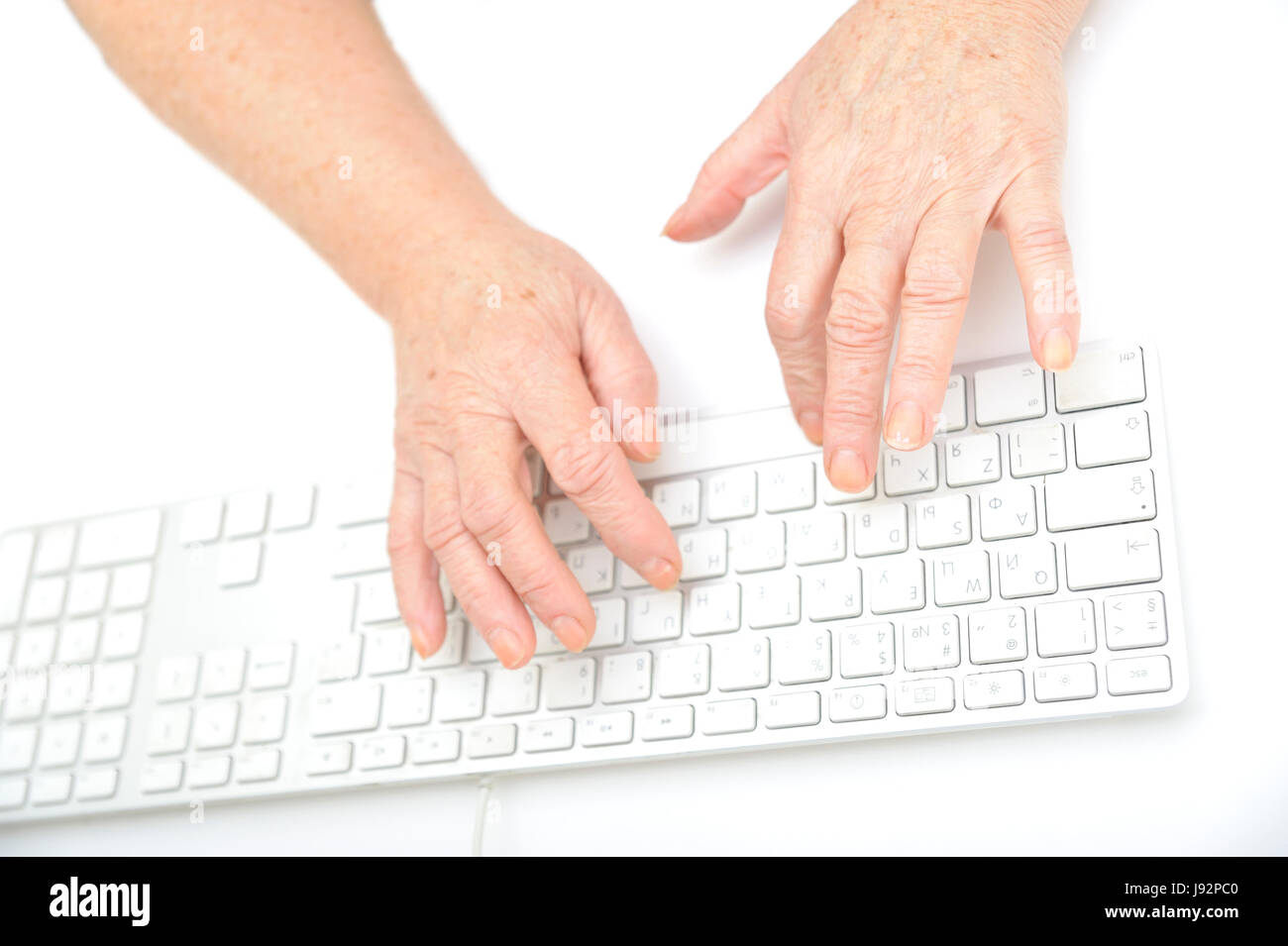 Laptop hand 80s hi-res stock photography and images - Alamy