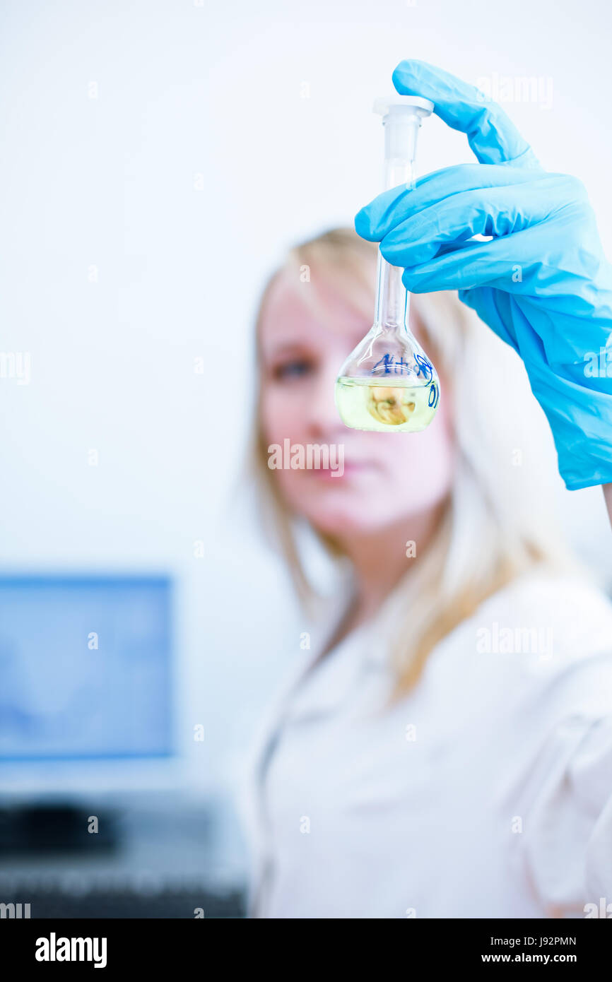 woman, beautiful, beauteously, nice, experiment, research, laboratory Stock Photo - Alamy