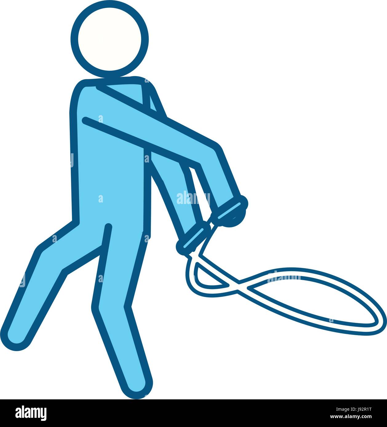 Stickman workout Cut Out Stock Images & Pictures - Alamy