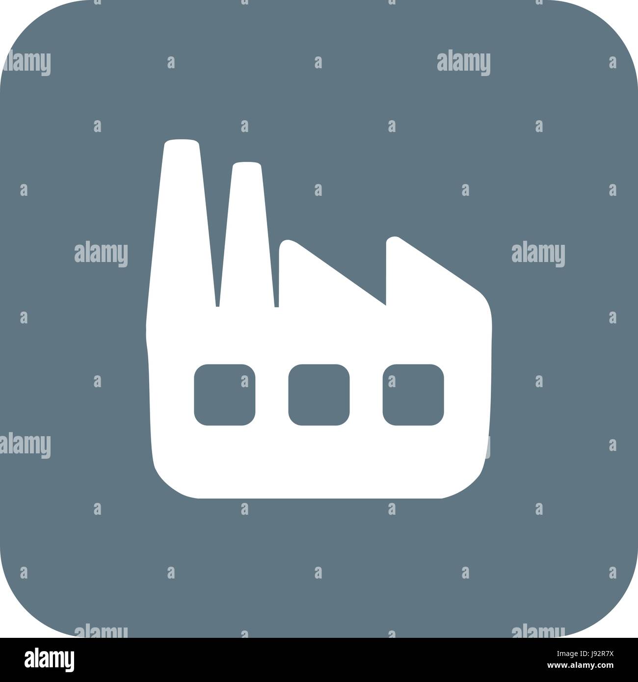 button with the icon of a factory Stock Vector Image & Art - Alamy