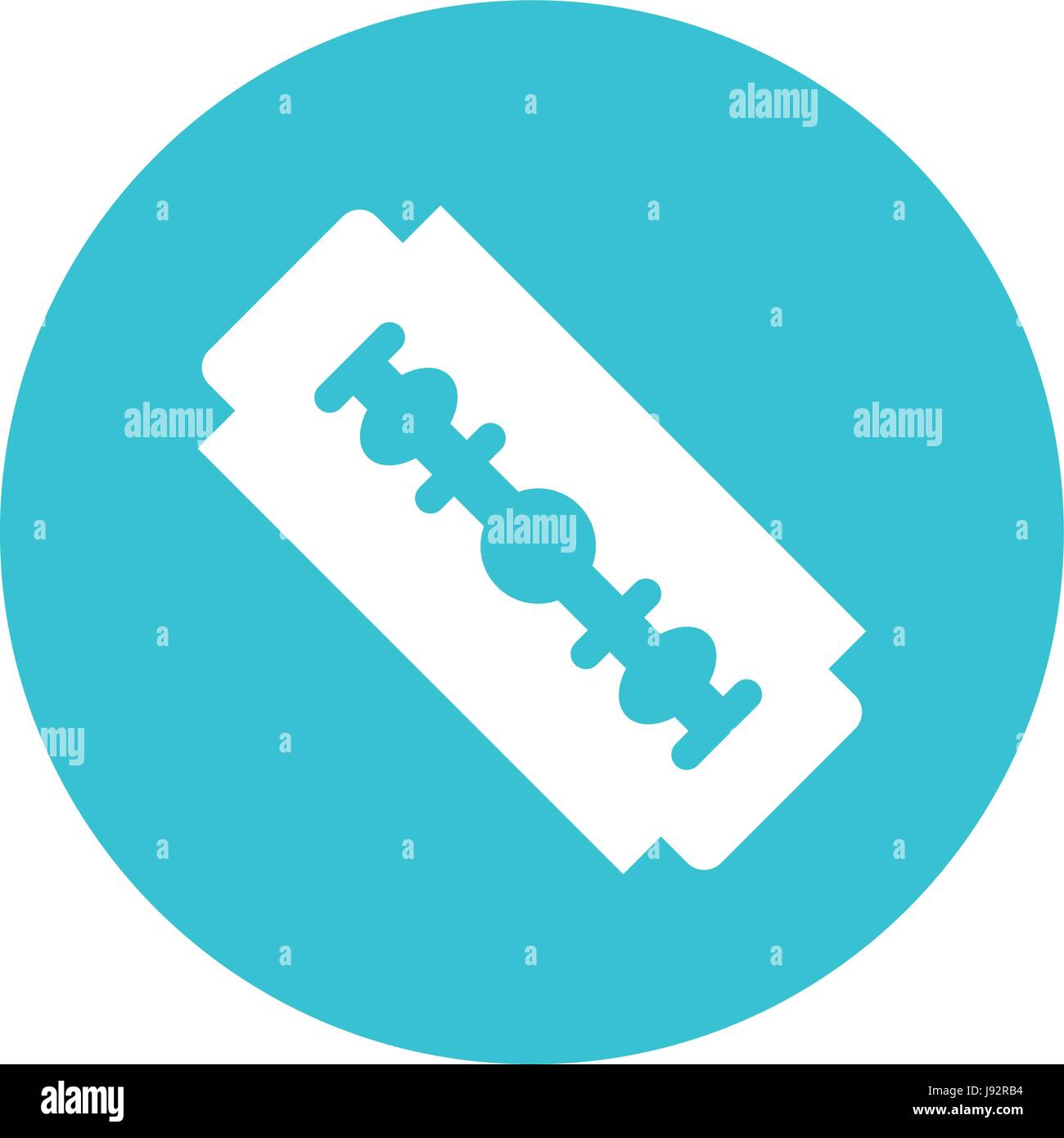 Razor blade symbol Stock Vector Image & Art - Alamy