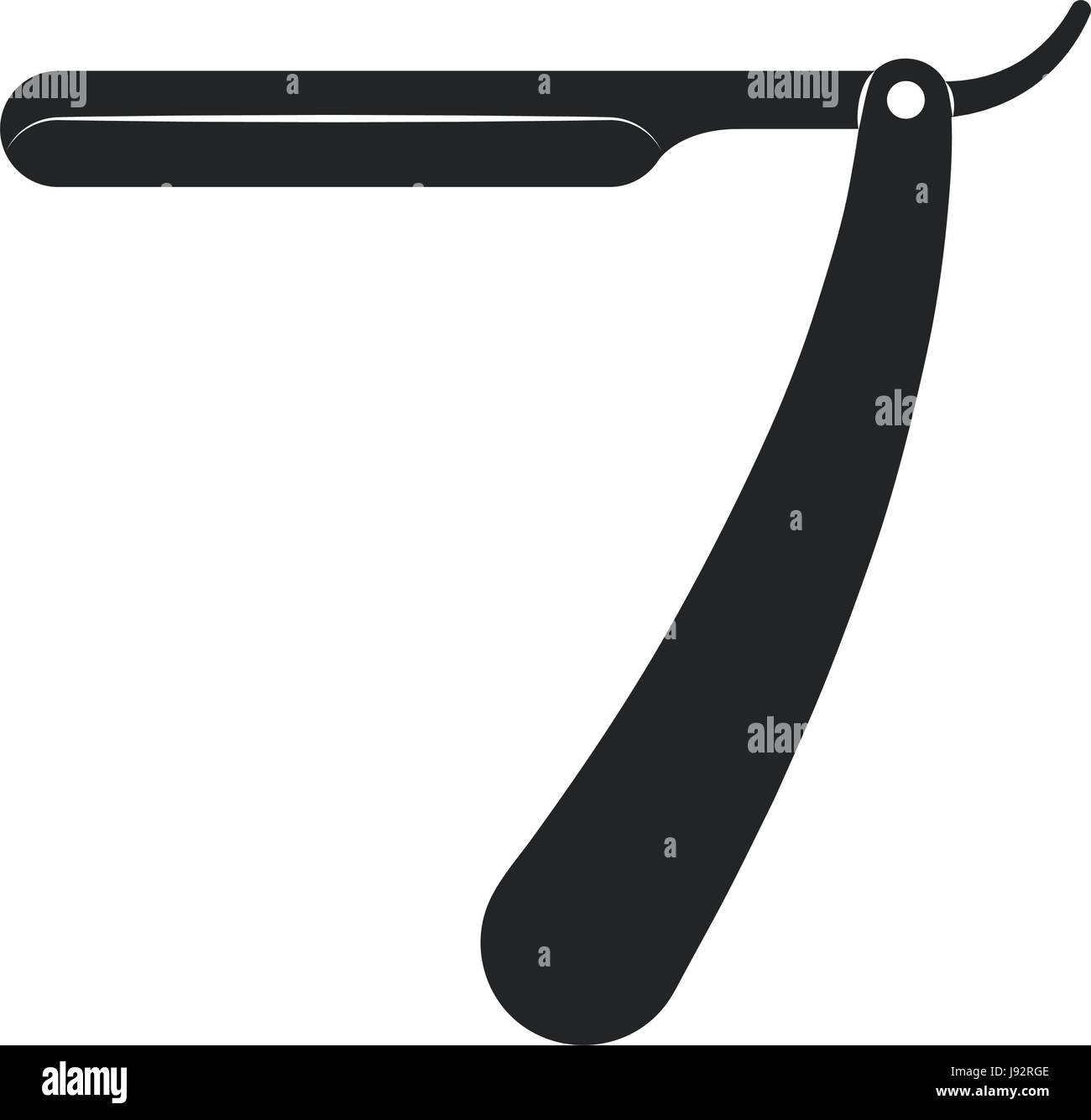 Barber razor isolated Stock Vector Image & Art - Alamy