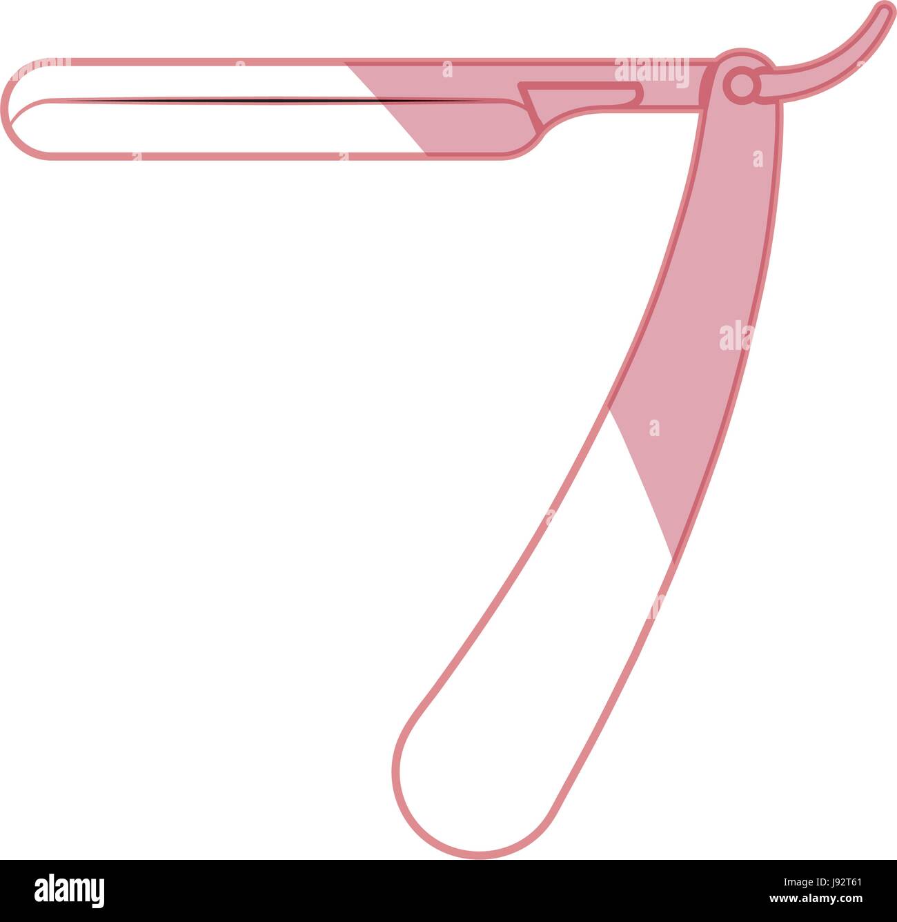 Barber razor isolated Stock Vector Image & Art - Alamy