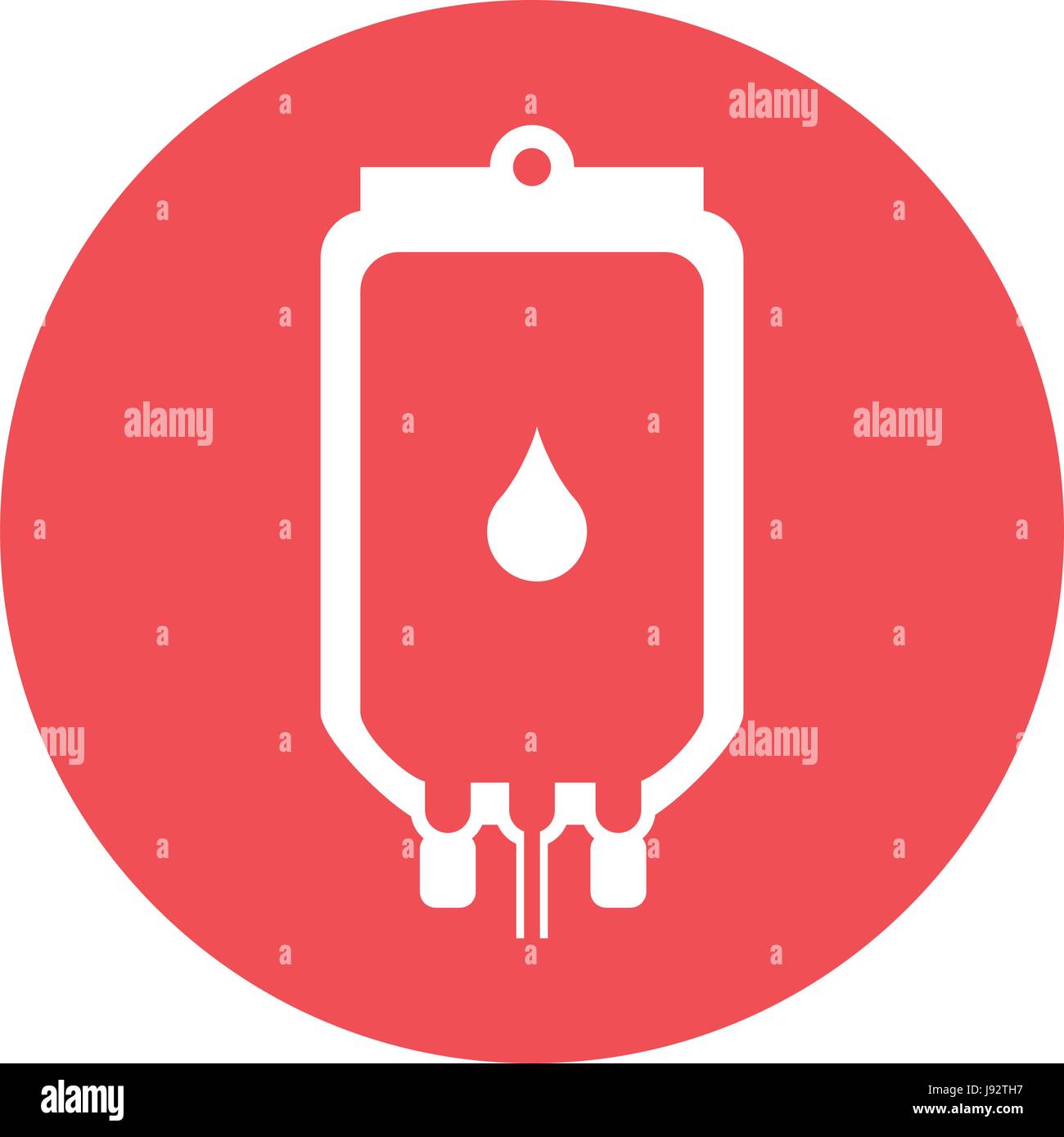 Blood bag round icon Stock Vector Image & Art - Alamy